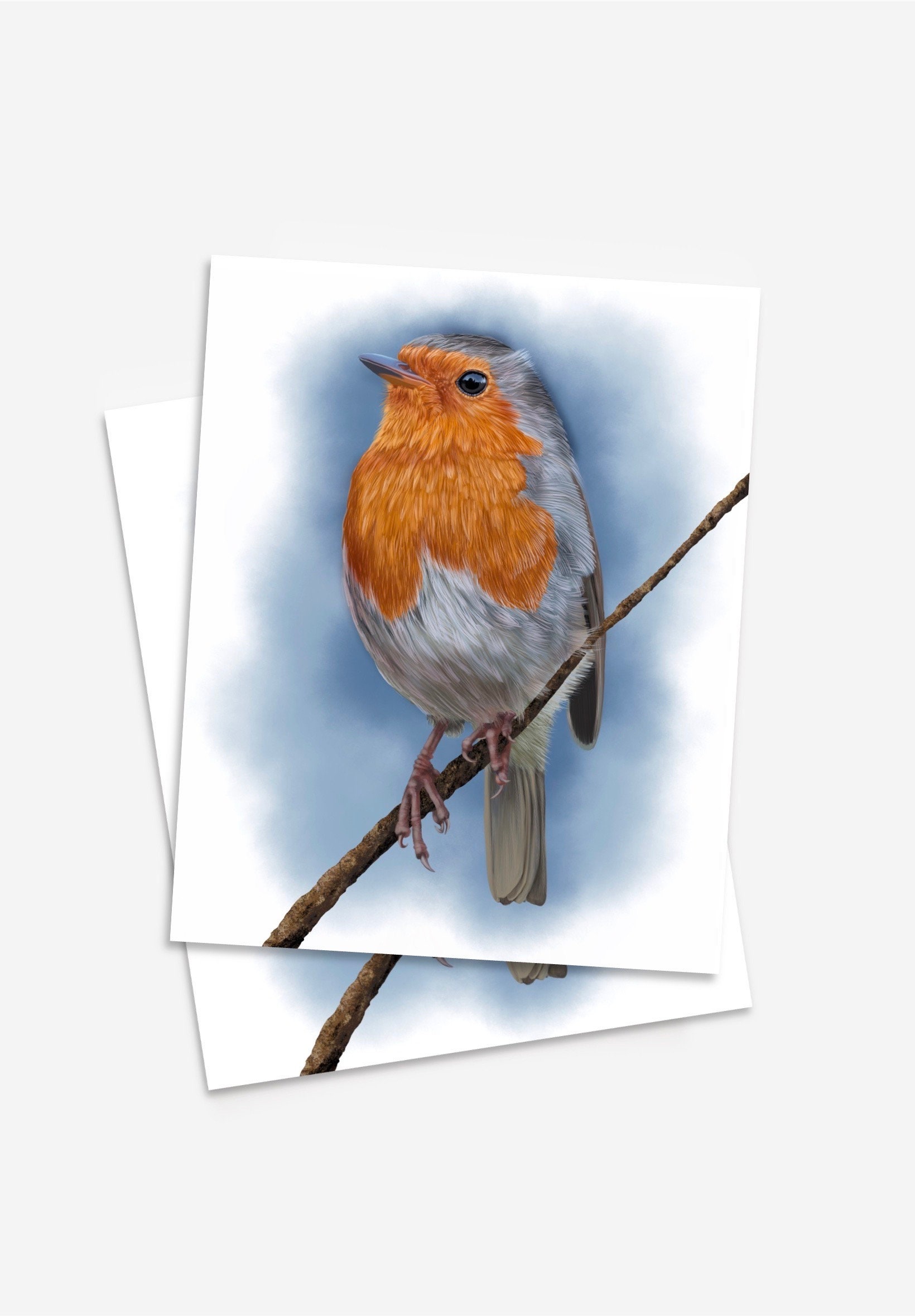 PRINTABLE Robin Digital Art Download for Wall Art Craft - Etsy