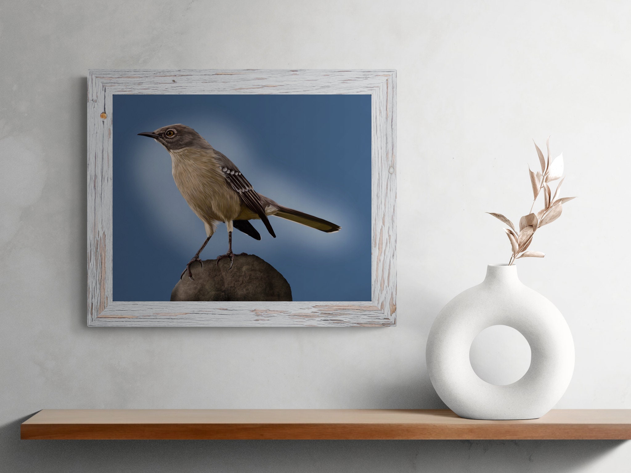 Northern Mockingbird - Digital Download - Original Artwork - Various ...