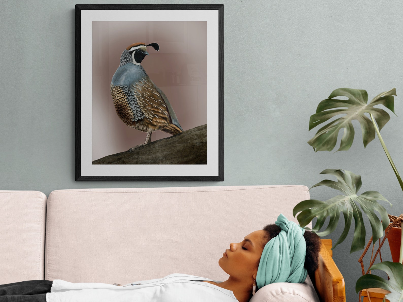 PRINTABLE California Quail Digital Art Download for Wall Art, Crafts ...