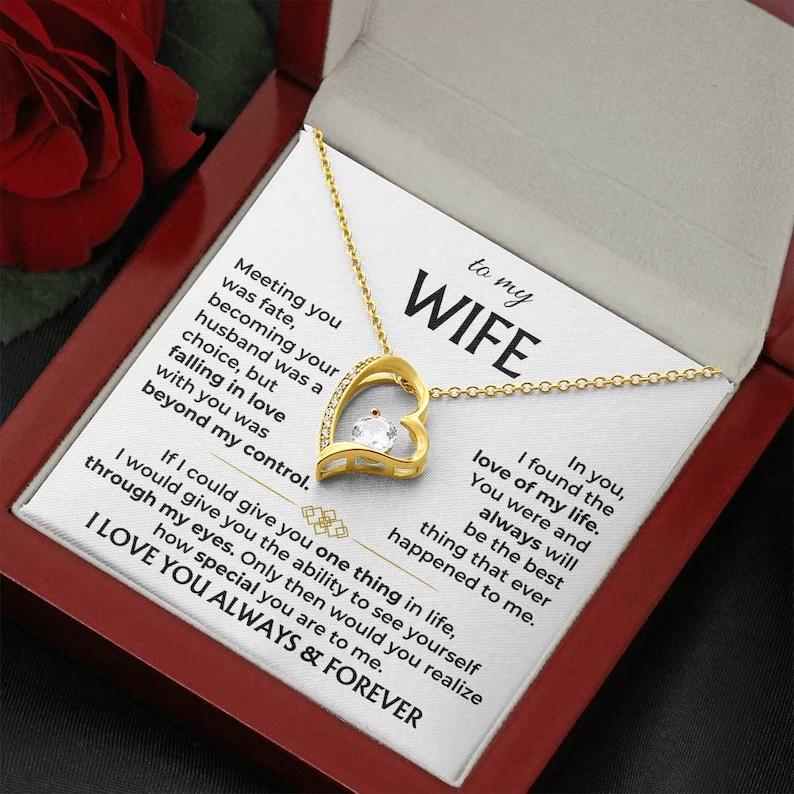 To My Wife Necklace From Husband, Gift for Her, Soulmate Women ...