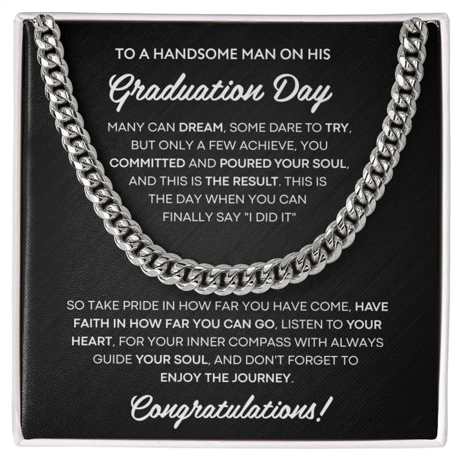 College 2023 Graduation Gifts for Him, Men Inspirational Gift, Cool ...