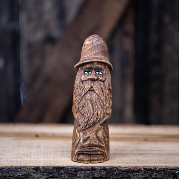 Hand Carved Wizard - Etsy