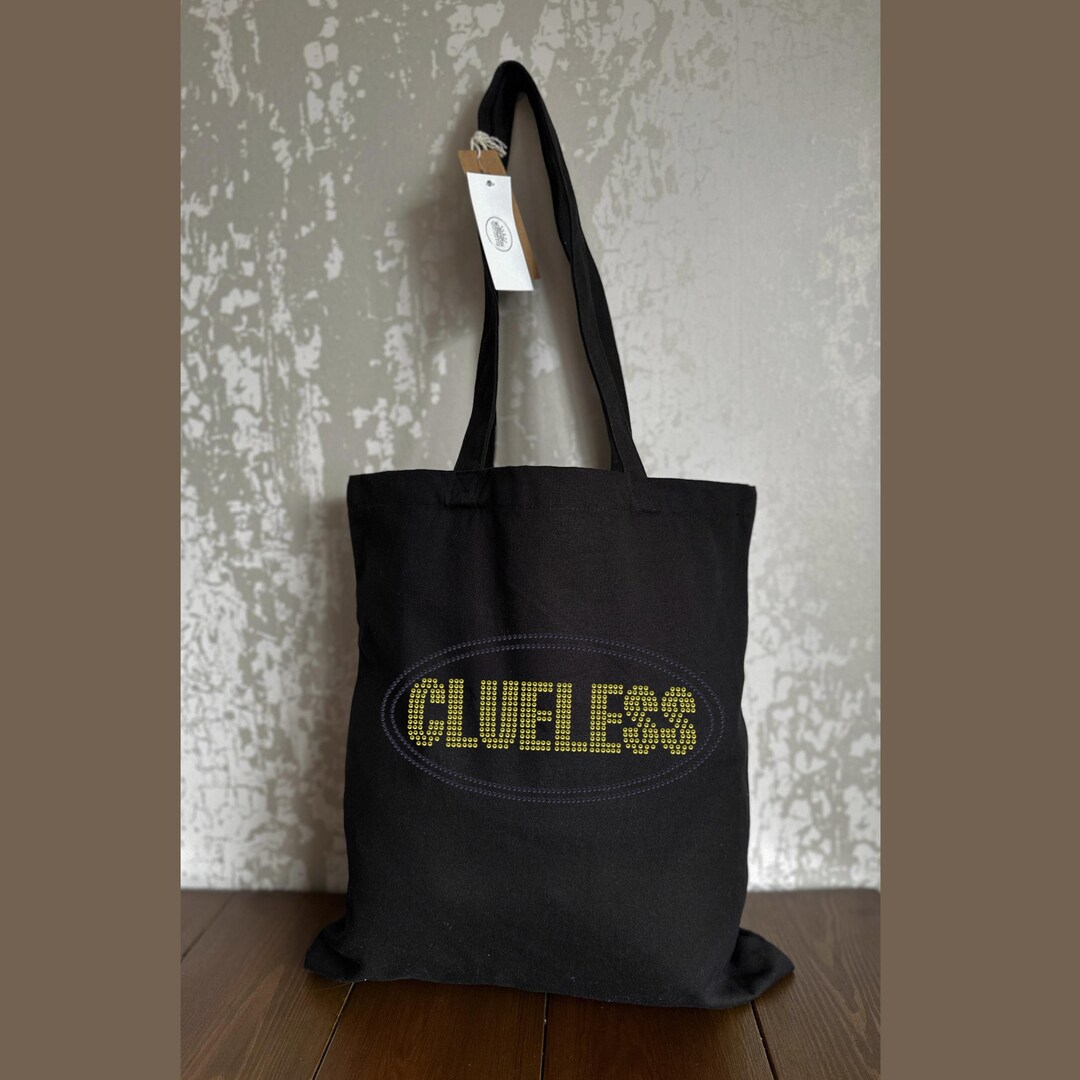 Clueless Merch, Cotton Tote Bag With Bling Sparkling Design, Perfect ...