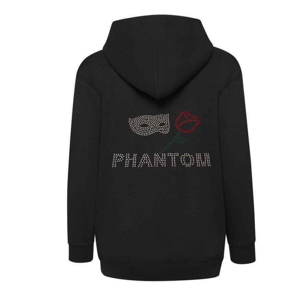 Kids Zip Up, Phantom of the Opera Hoodie, Phantom of the Opera Musical ...