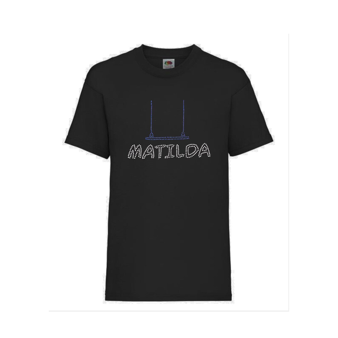 Matilda the Musical T-shirt, Rhinestone Swing Design, Theatre Kid Gift ...