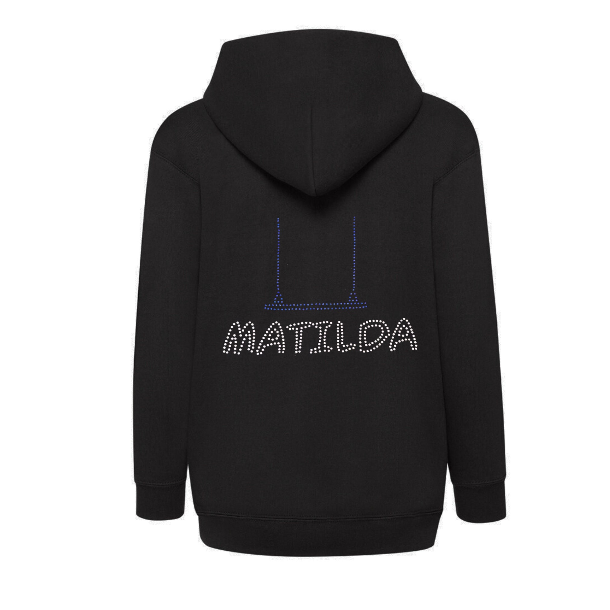 Matilda the Musical Hoodie, Rhinestone Swing Scene, Kids Theatre Gift ...
