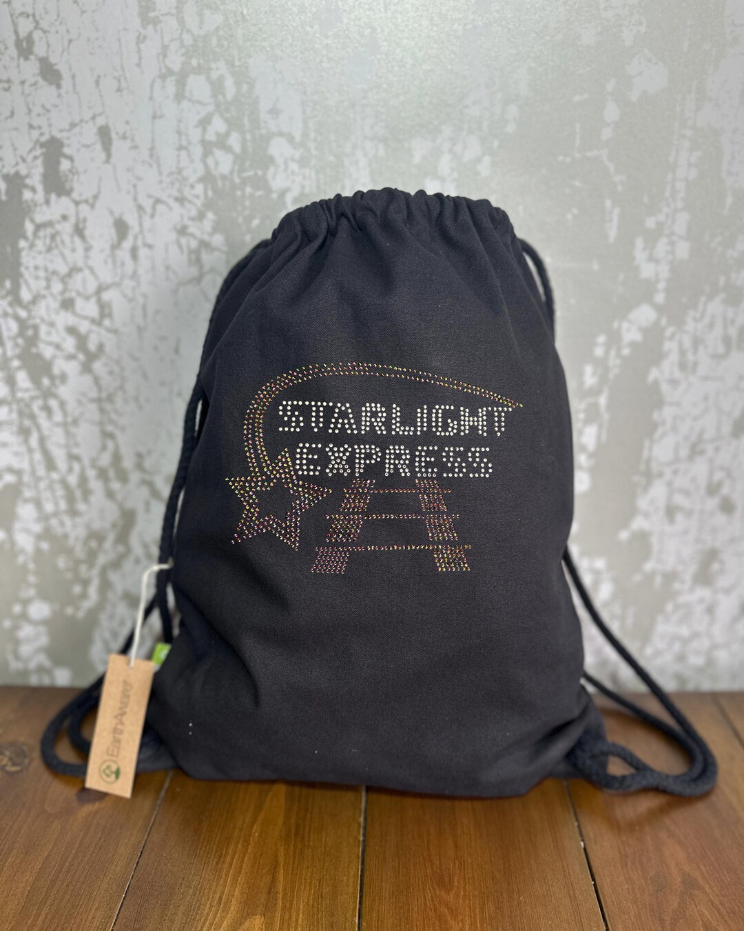 Starlight Express Cotton Drawstring Backpack Bag With Bling Starlight ...