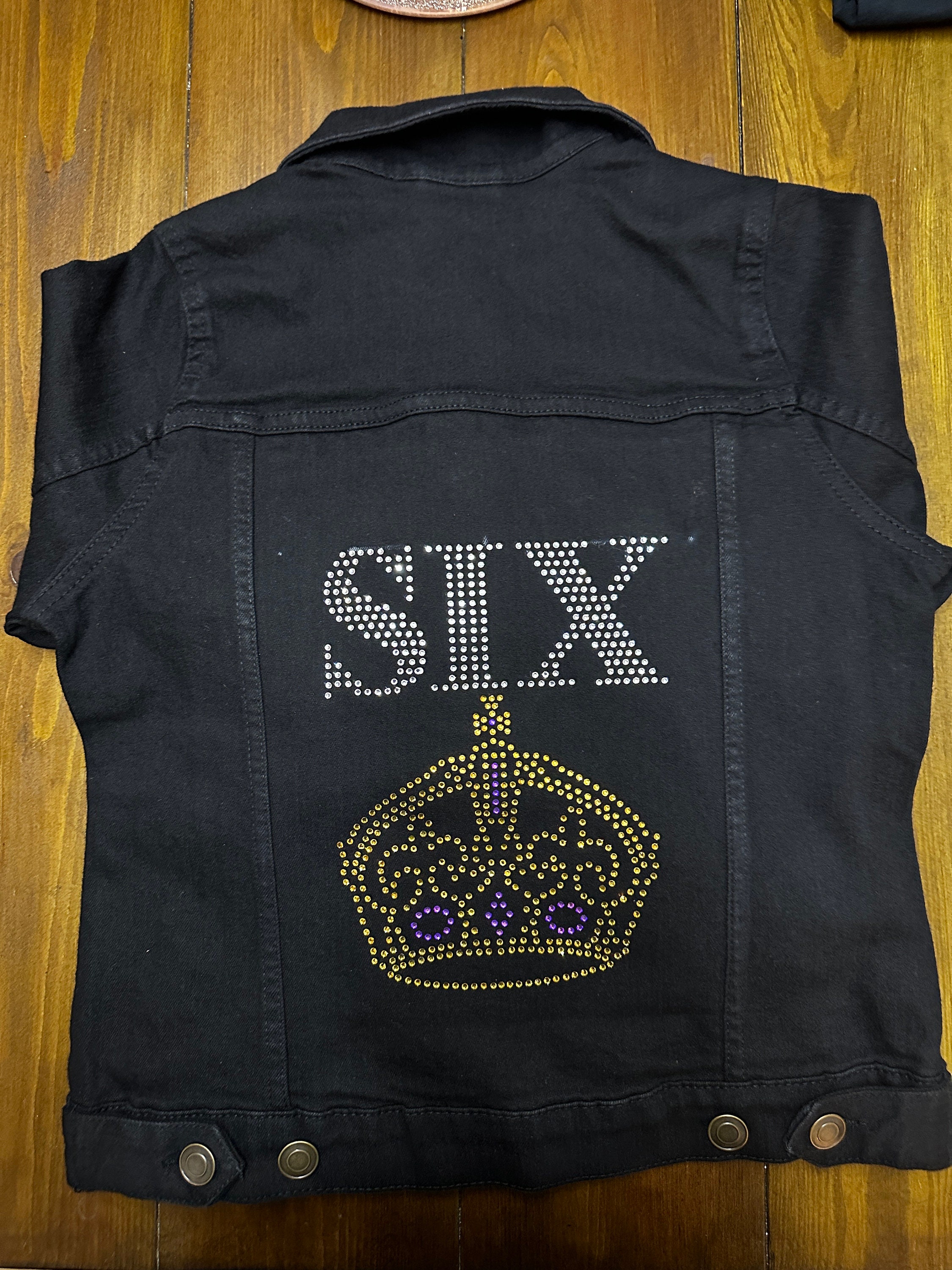 Six the Musical Jacket, Six Broadway Shirt, Denim Jacket With Name ...