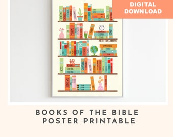 Books of the Bible Poster - Etsy