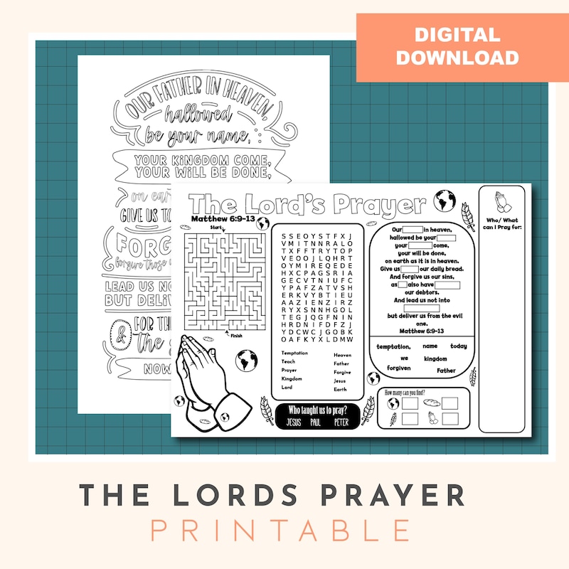 Lords Prayer - Etsy