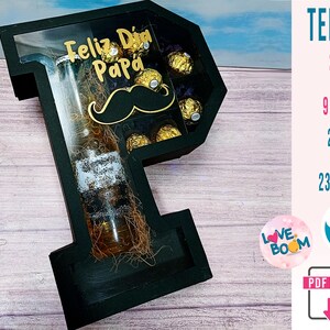 TEMPLATE Letter P Box Father's Day - Box Letter P Father's Day / Studio ...