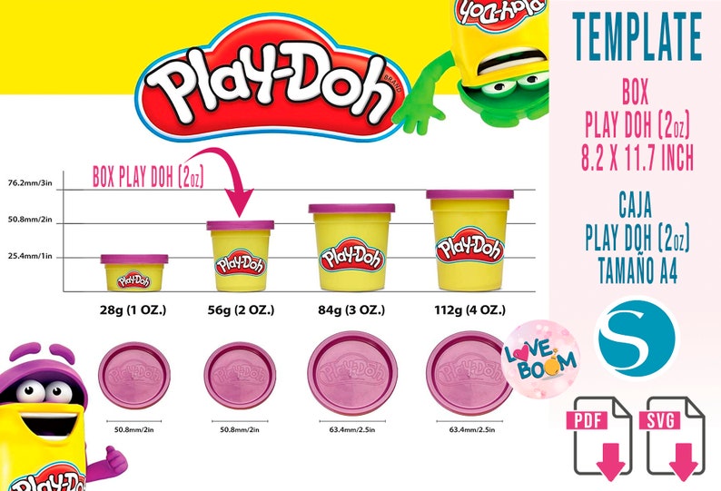TEMPLATE Play-doh and Crayon Box Mario Bros - Bubble / M&M Box - Play Doh Bubble Box 2 Oz Mario ...