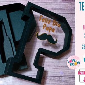 TEMPLATE Letter P Box Father's Day - Box Letter P Father's Day / Studio ...