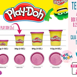TEMPLATE Play-doh and Crayon Box Mario Bros - Coloring Box - Play Doh Box 2 Oz Mario Bros / SVG ...