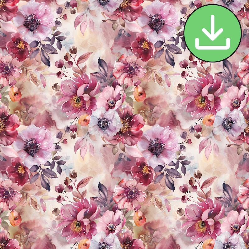 Pink and Maroon Wallpaper - Etsy