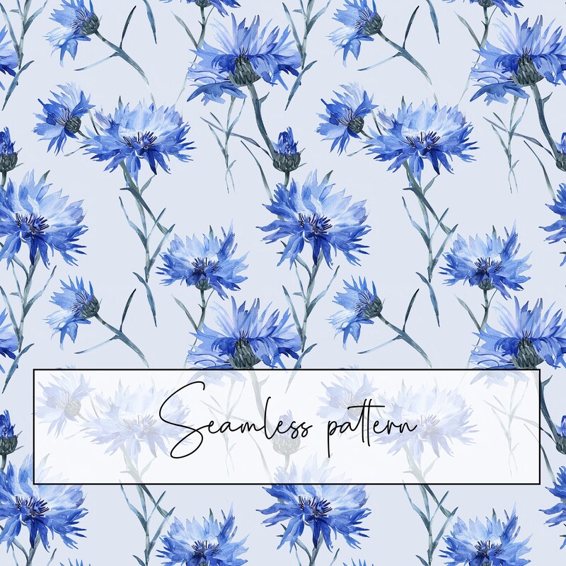 Cornflower Pattern - Etsy