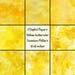Yellow Watercolor Digital Paper Bundle, Repeat Pattern, Seamless ...