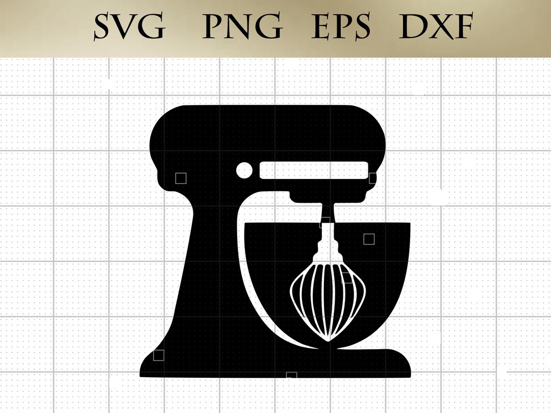 Stand Mixer Bowl SVG Png Eps Dxf Kitchen Item Electric Mixer Baking ...