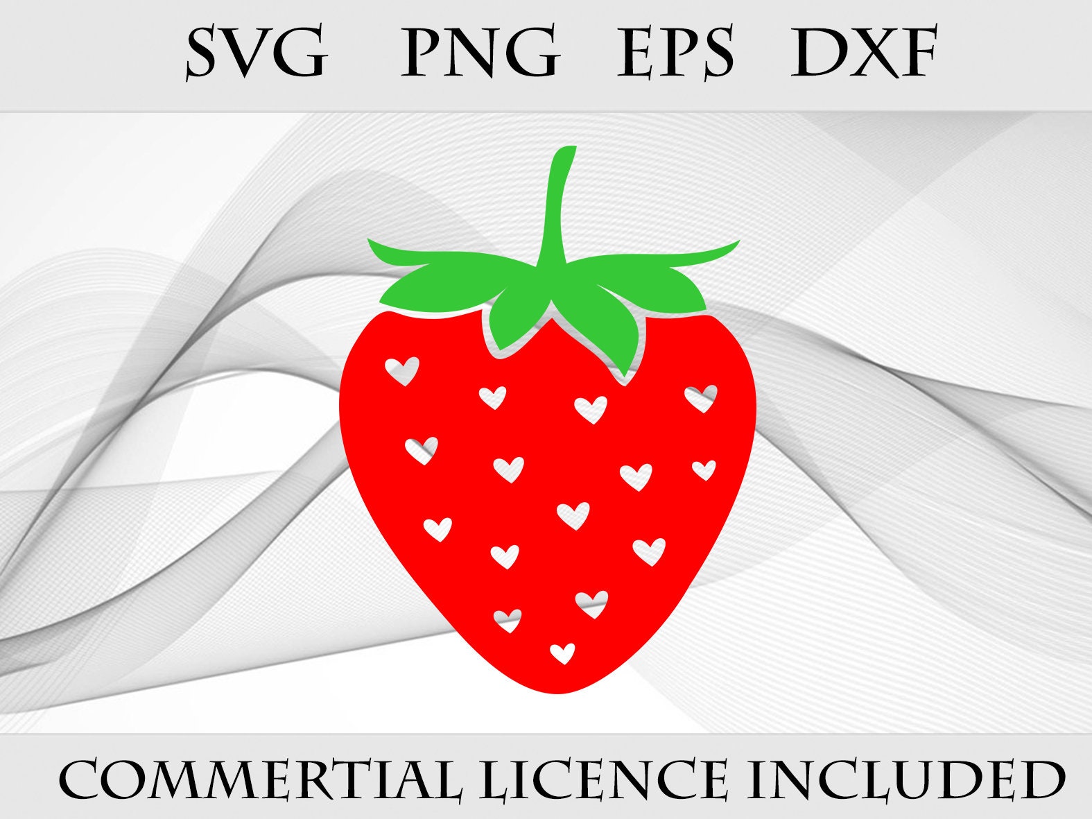 Strawberry Heart Clip Art