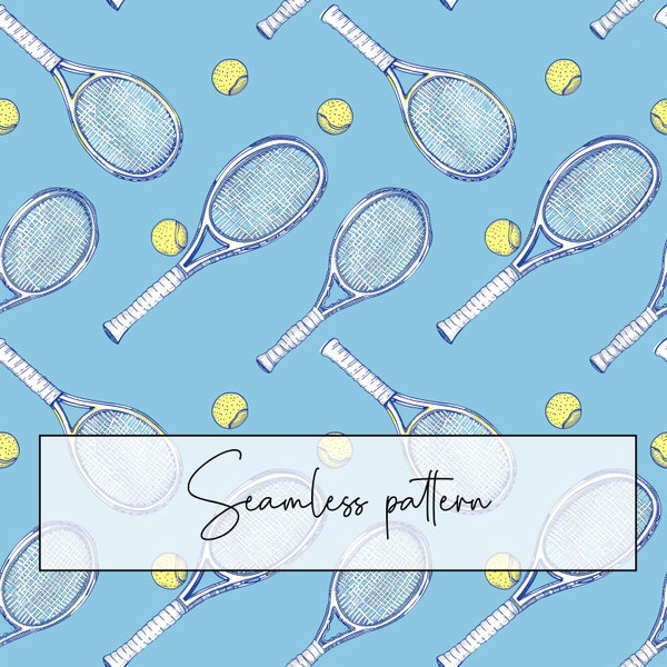 Tennis Digital Paper - Etsy