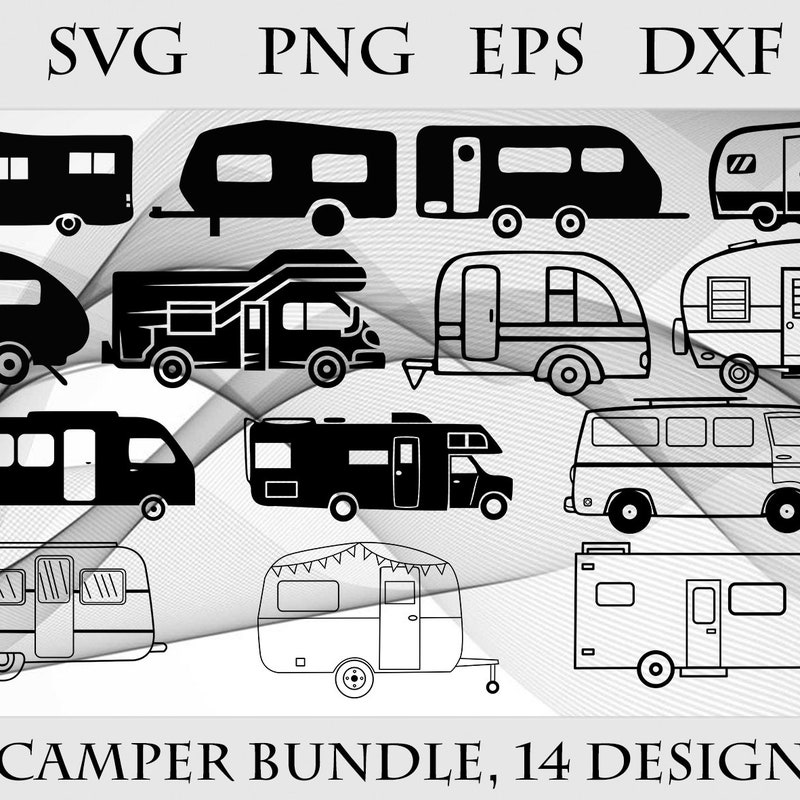 Camper Art - Etsy