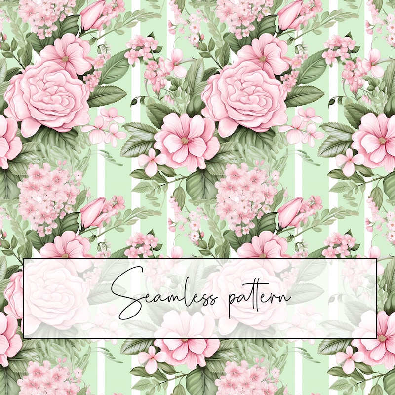 Wallpaper Sage Flower - Etsy
