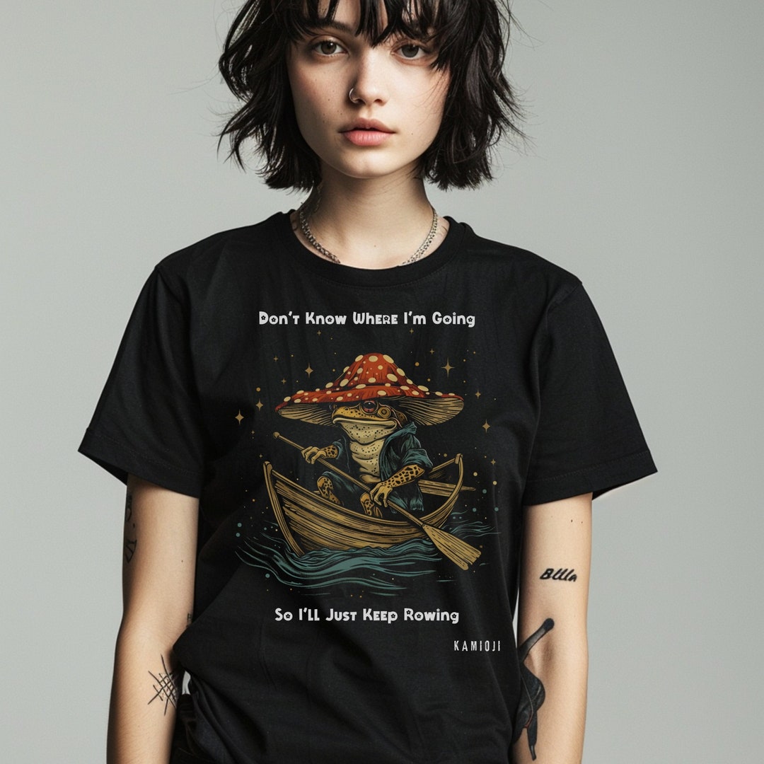 Vintage Frog T Shirt, Cute Whimsical Shirt, Fairy Grunge Graphic Tee ...