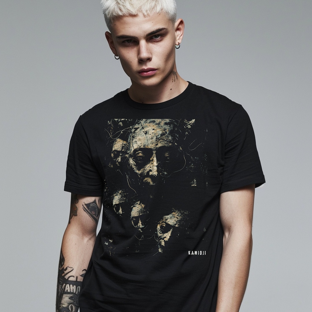 Japanese Horror Shirt, Yokai, Weirdcore, Creepy Gothic Clothes, UNISEX ...