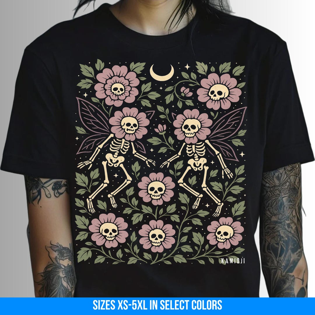 Fairy Garden Tshirt - Creepy Cute Fairycore Shirt, Grunge Aesthetic T ...
