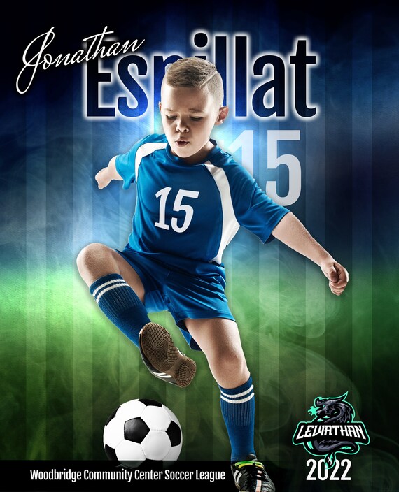Soccer Digital Sport Background - Etsy