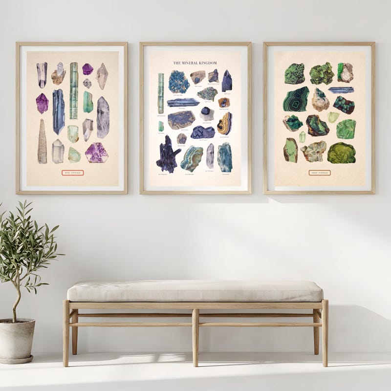 Rock Mineral Art Print - Etsy