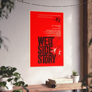Vintage West Side Story Movie Poster: Classic Musical Art Print - Etsy UK