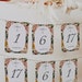 Boho Wedding Table Numbers Printable Table Numbers Boho - Etsy