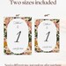Boho Wedding Table Numbers Printable Table Numbers Boho - Etsy