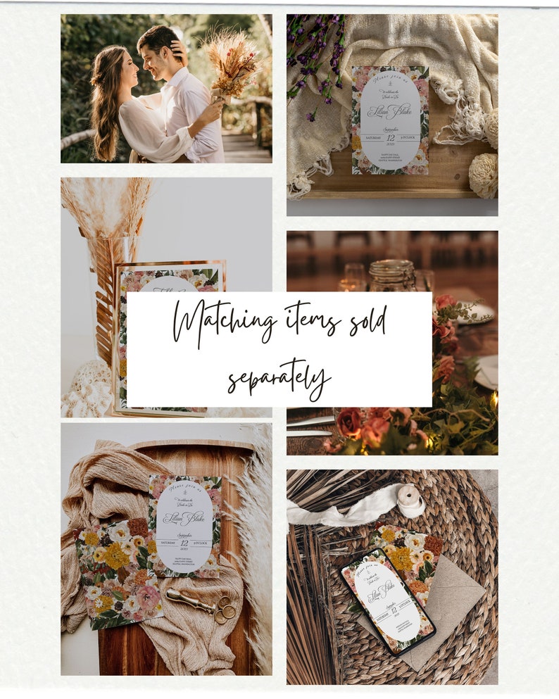 Boho Wedding Table Numbers Printable Table Numbers Boho - Etsy