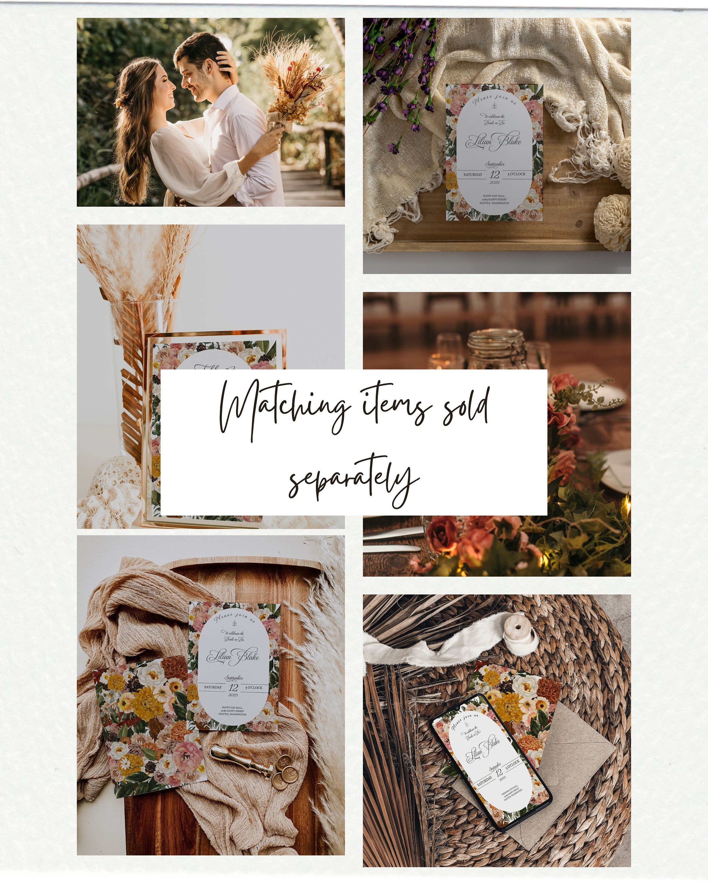 Boho Wedding Table Numbers Printable Table Numbers Boho - Etsy