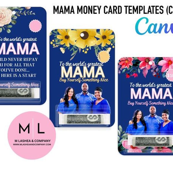 Money Card Sublimation Template - Etsy