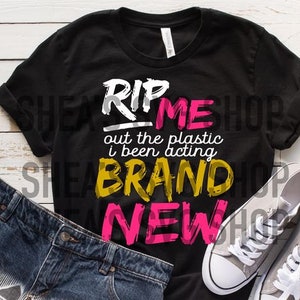 Rip Me Out The Plastic Maqueta SVG PNG camisetas - Etsy México