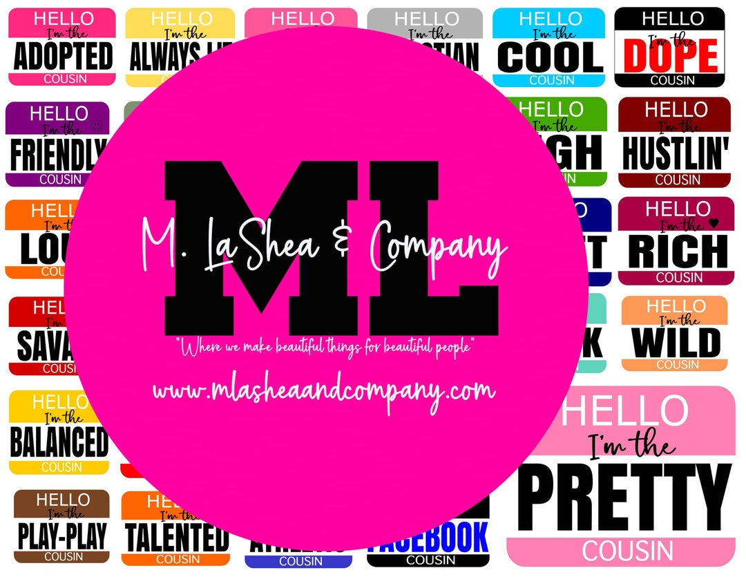 Hello Cousin SVG Bundle, Cousins, Digital Design, Cousins T-shirts ...