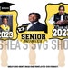 Senior Fan Templates 2023 Graduation Fans Templates SVG Files Cricut ...