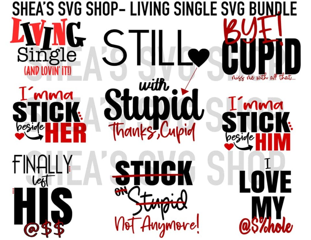 Living Single SVG Bundle - Etsy