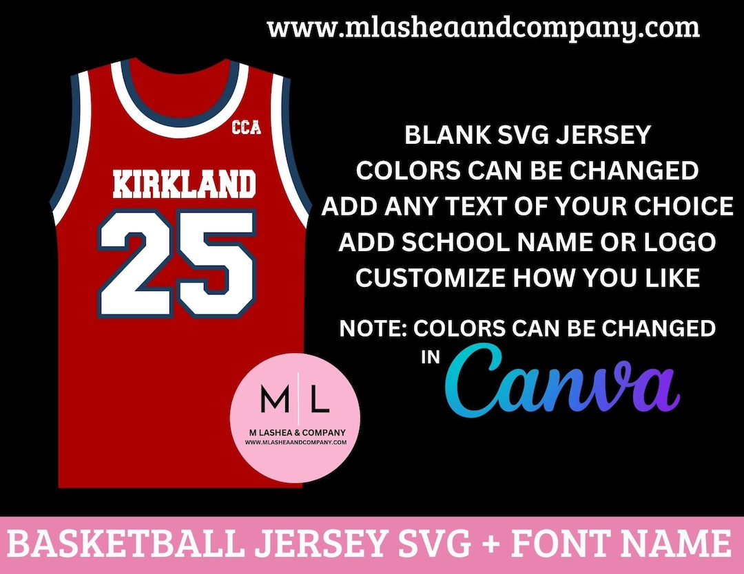 Basketball Jersey SVG Mock-up Basketball Sports Jersey SVG digital ...