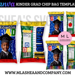 Kinder Grad Templates Kinder Grad Editable graduation Mousepad Canva ...