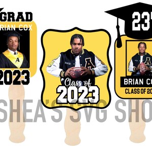Senior Fan Templates 2023 Graduation Fans Templates SVG Files Cricut ...