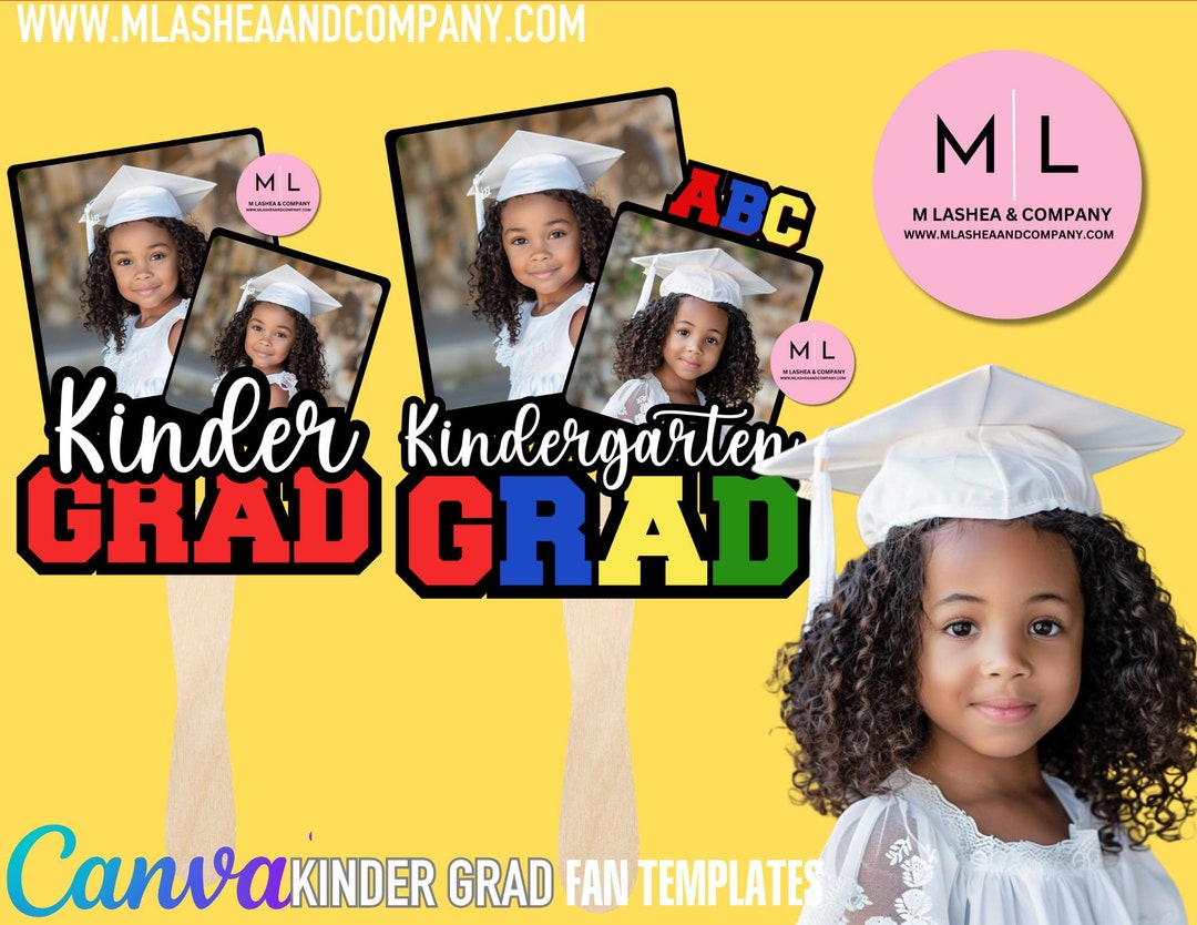 Grad Fan Templates Grad Template Template Canva Editable Graduation ...
