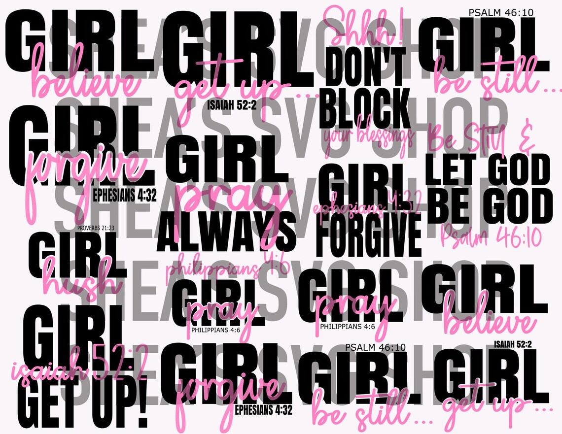 Girl Collection 2 Svg Bundle Digital File Svg File File for | Etsy