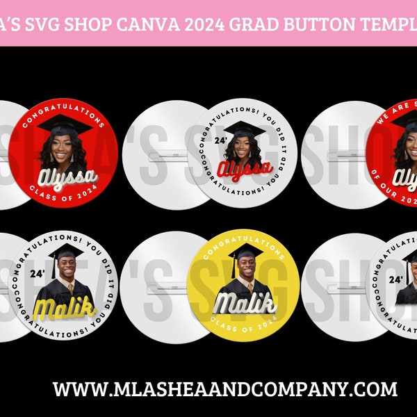 Graduation Templates Canva - Etsy