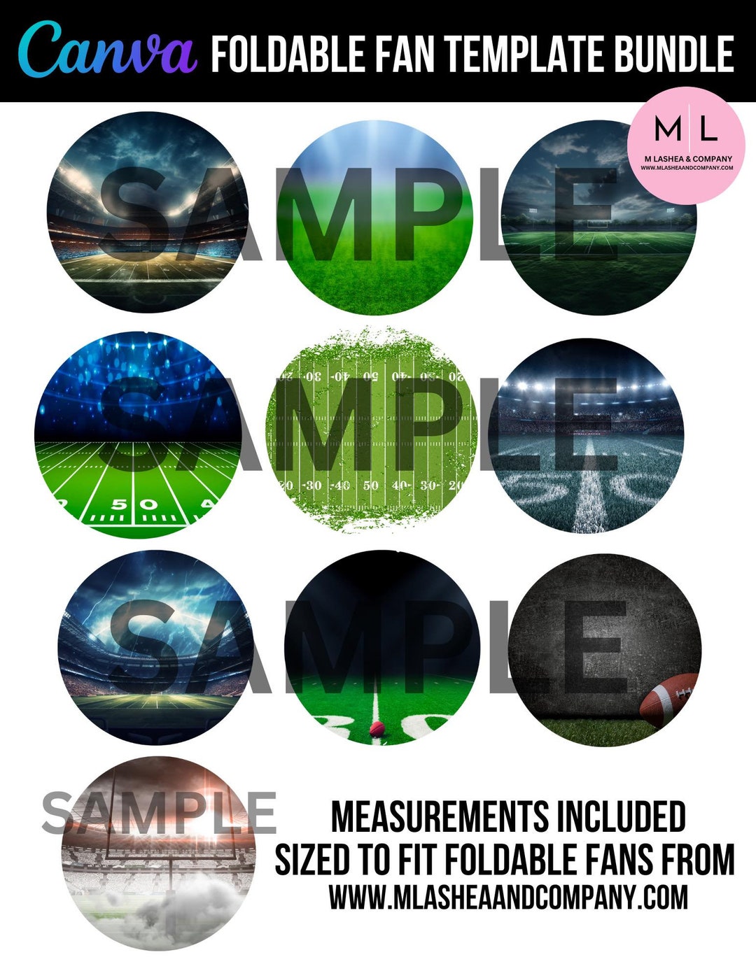 Canva Foldable Fan Templates Canva Templates Foldable Fans Sublimation ...