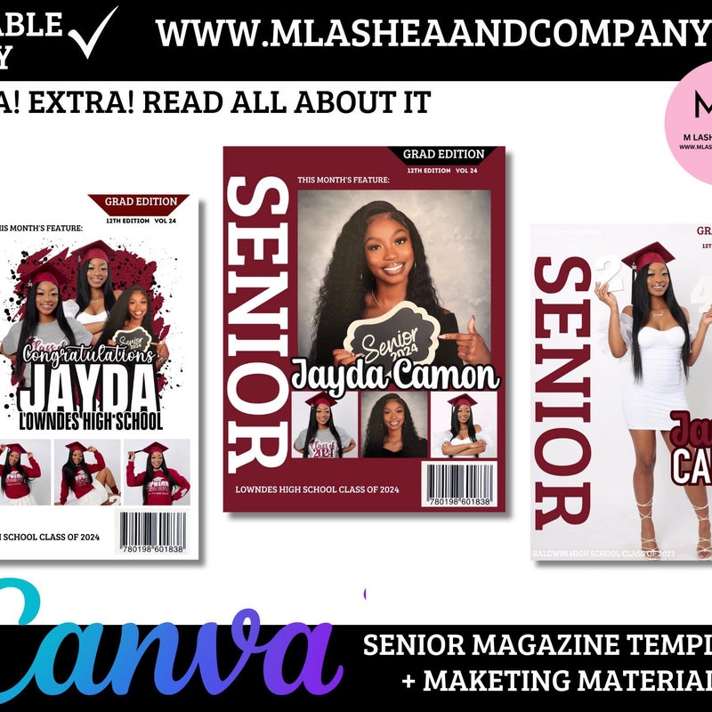 Instagram Magazine Template - Etsy