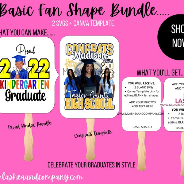 Graduation Fans - Etsy